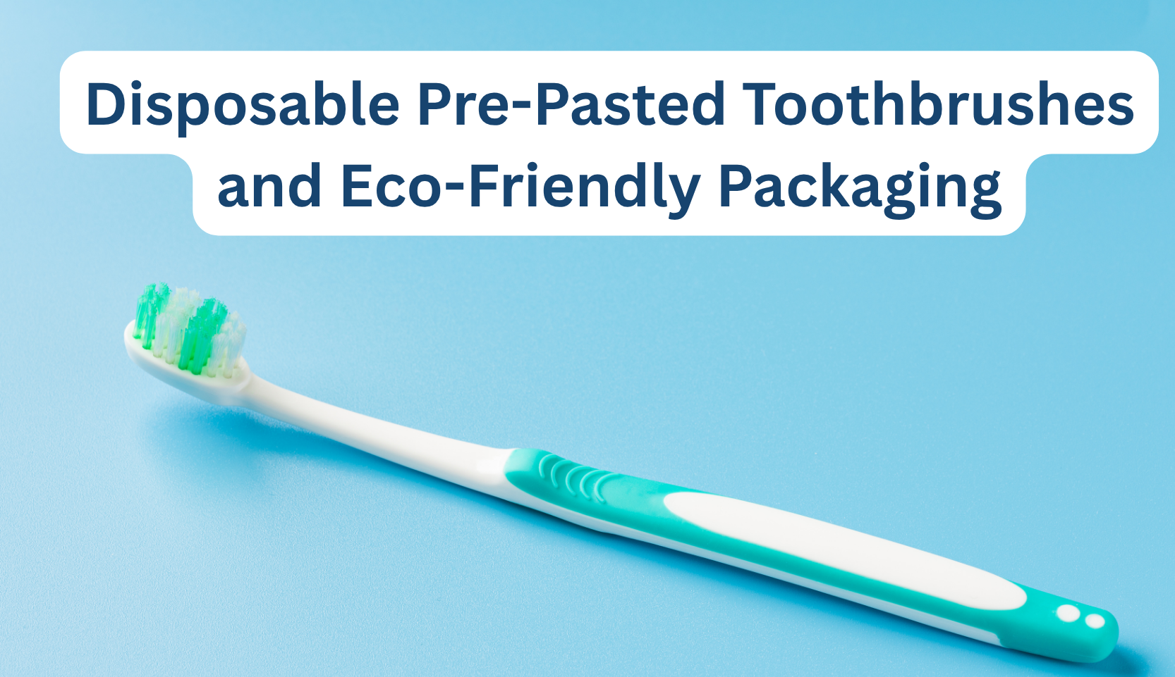 Disposable Pre-Pasted Toothbrushes and Eco-Friendly Packaging – B.WEISS ...