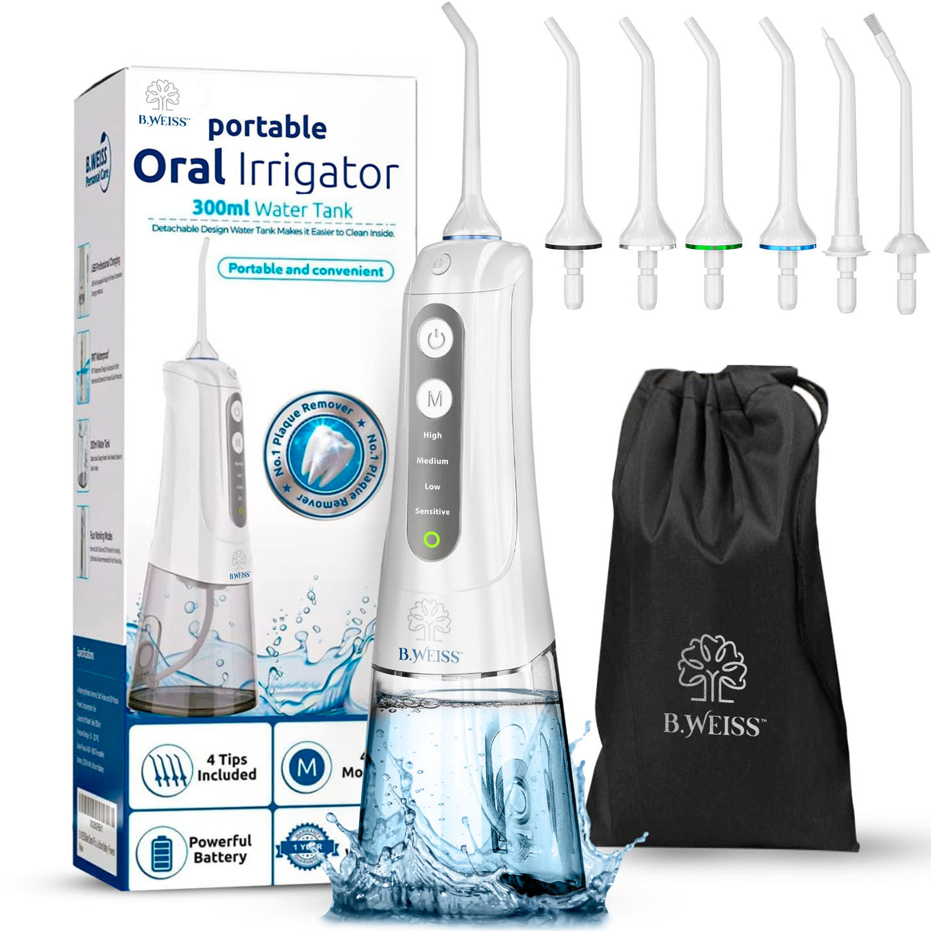 Floss Better and Healthier With This Water Flosser Tool – B.WEISS Health